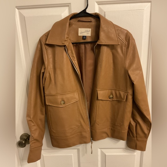 Universal Thread | Jackets & Coats | Universal Thread Tan Leather ...